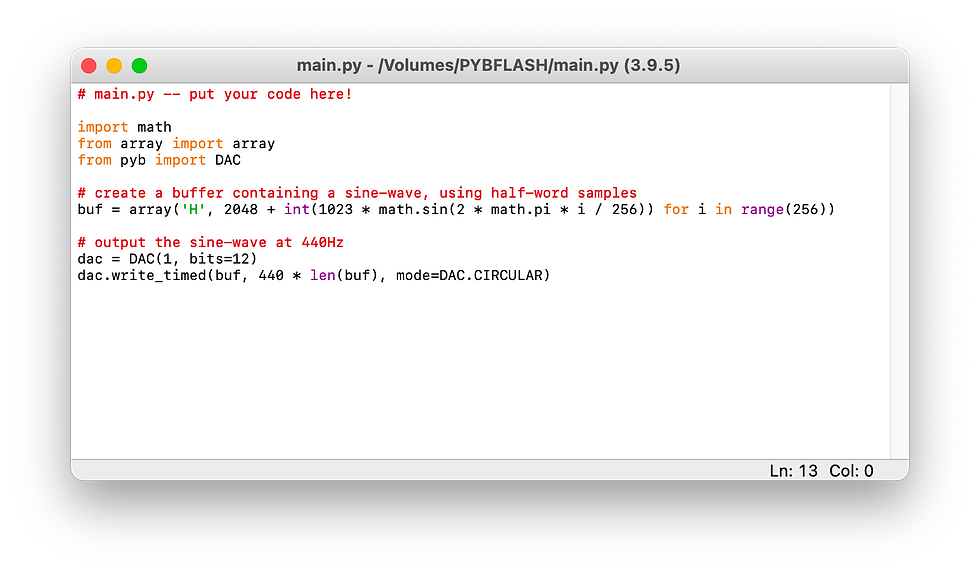 Getting started with MicroPython