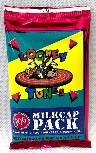 Pog Looney Tunes Milksop Pack WPF 1995 | Monkey's Emporium