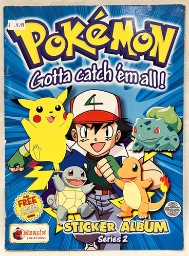 Pokemon Sticker Album Series 2 Merlin 1998 | Monkey's Emporium