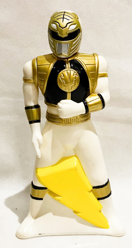 Might Morphin Power Rangers White Ranger Bubble Bath Euromark 1995 ...
