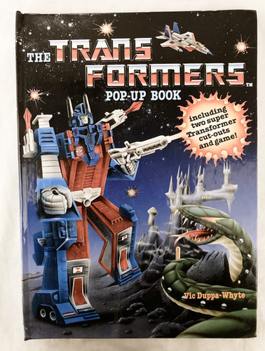 Transformers Pop-Up Book With Two Card Transformer 1986 | Monkey's Emporium
