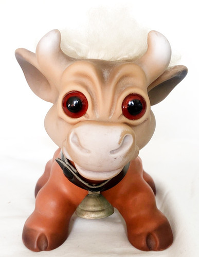 Cow Troll Bell Collar Rare Dam Things Est 1964 | Monkey's Emporium