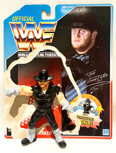 WWF The Undertaker And Backing Card Hasbro 1992 | Monkey's Emporium