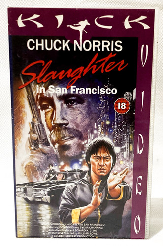 Slaughter In San Francisco Chuck Norris VHS 1992 | Monkey's Emporium