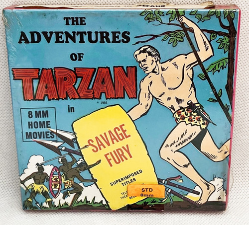 The Adventures Of Tarzan Savage Fury 8mm Home Movie Super 8 1953 ...