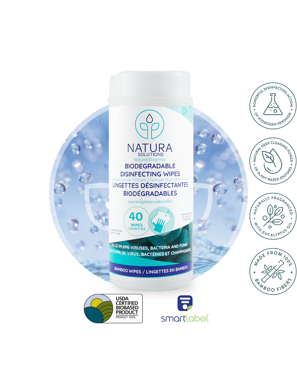 Biodegradable Disinfecting Wipes | Natura solutions