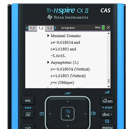 CAS Programs | Maths with Quan