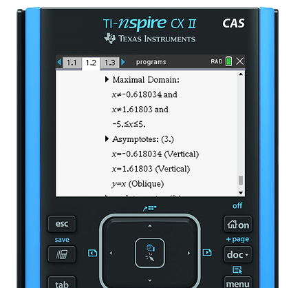CAS Programs | Maths with Quan