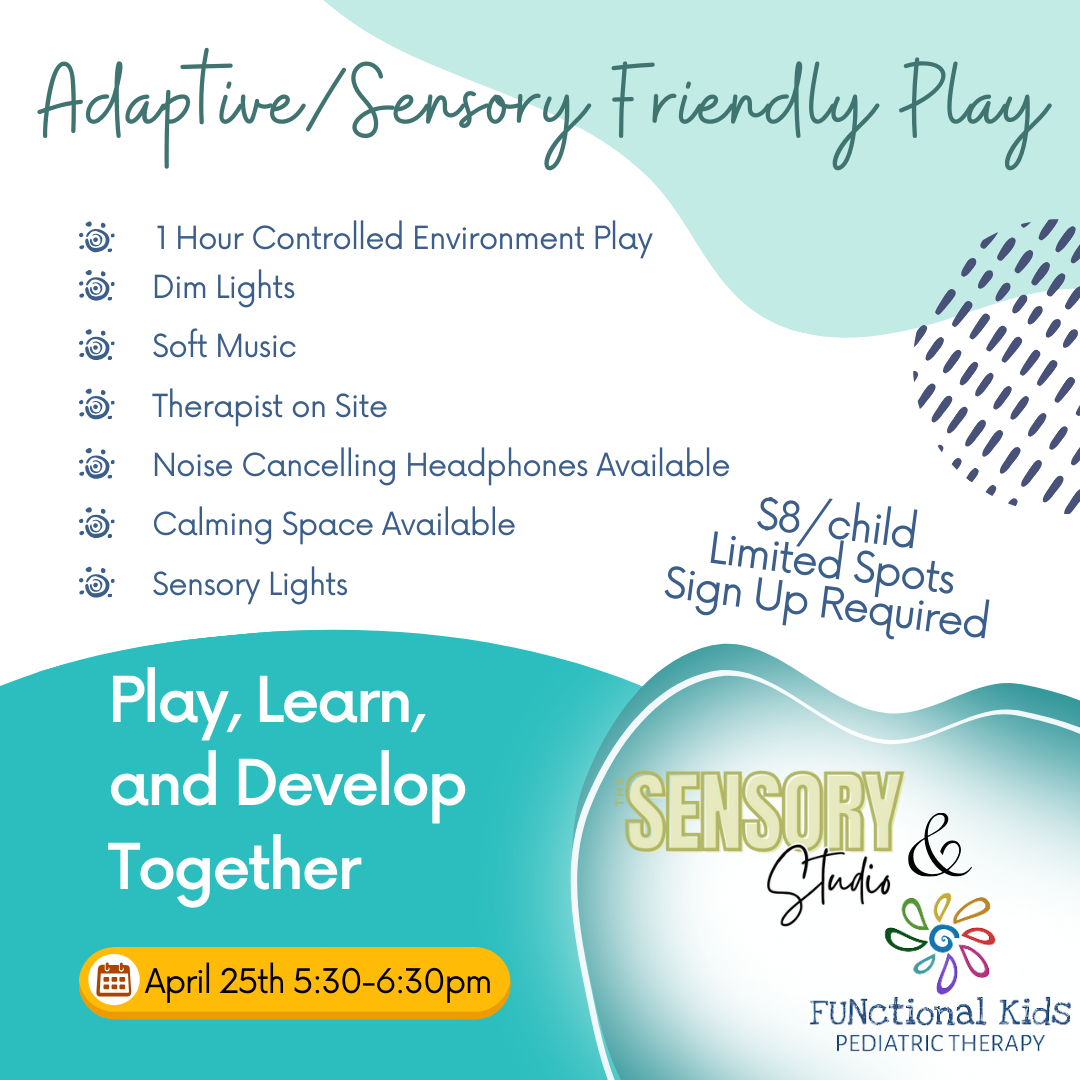 Adaptive/Sensory Friendly Play-April 25th | The Sensory Studio