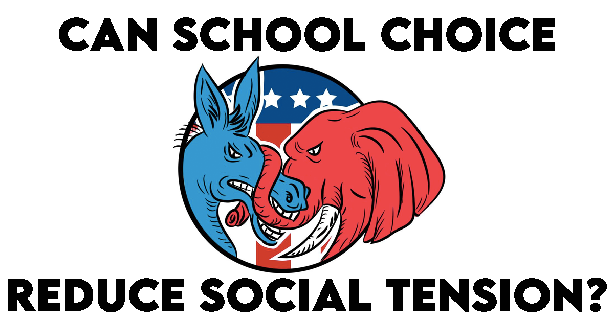 Can school choice reduce social tension?
