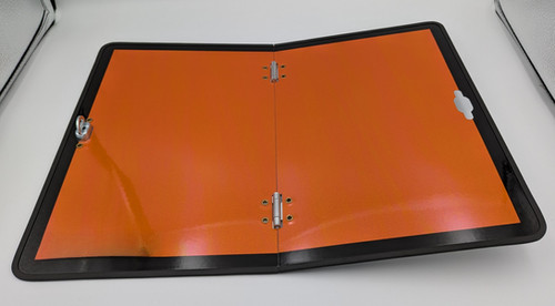 ADR Marker Plate, Dangerous Goods, Amber, Foldable 400x300, with rubber ...