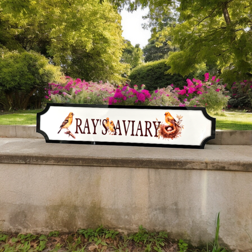 Aviary Sign - Anita's Craft Shop