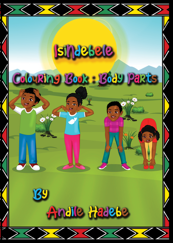 isiNdebele Colouring Book 1 : Body Parts | Ndebele Lessons