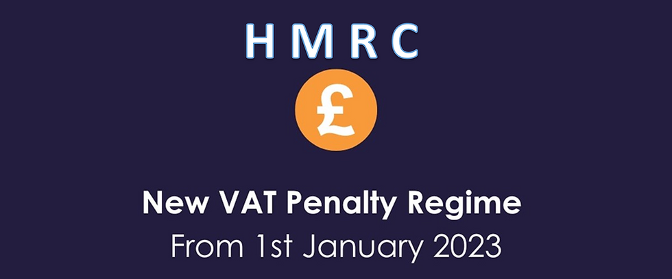 New HMRC VAT Penalty & Interest Scheme - 2023