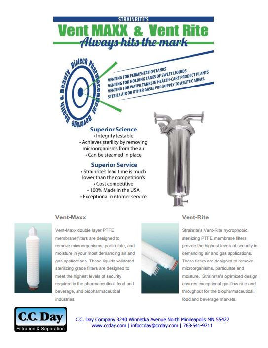 Strainrite's Vent MAXX & Vent Rite