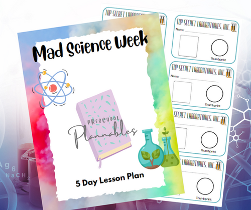 Mad Science PDF | Preschool Plannables