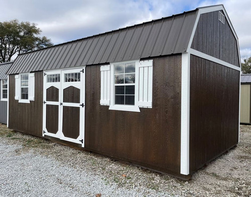 12x24 Lofted Garden Shed Building #85A | Hoosier Sheds Kokomo North