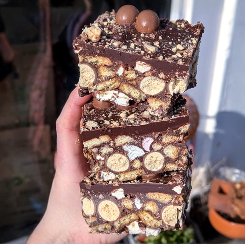 Rocky Road with Maltesers | Guns N Posies Bakery