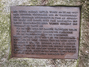 Michael Sattlers Denkmal