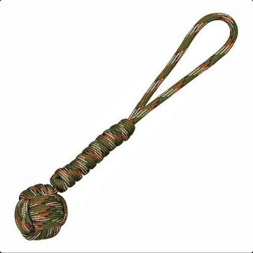 Monkey Fist Lanyard Woodland Camo | website
