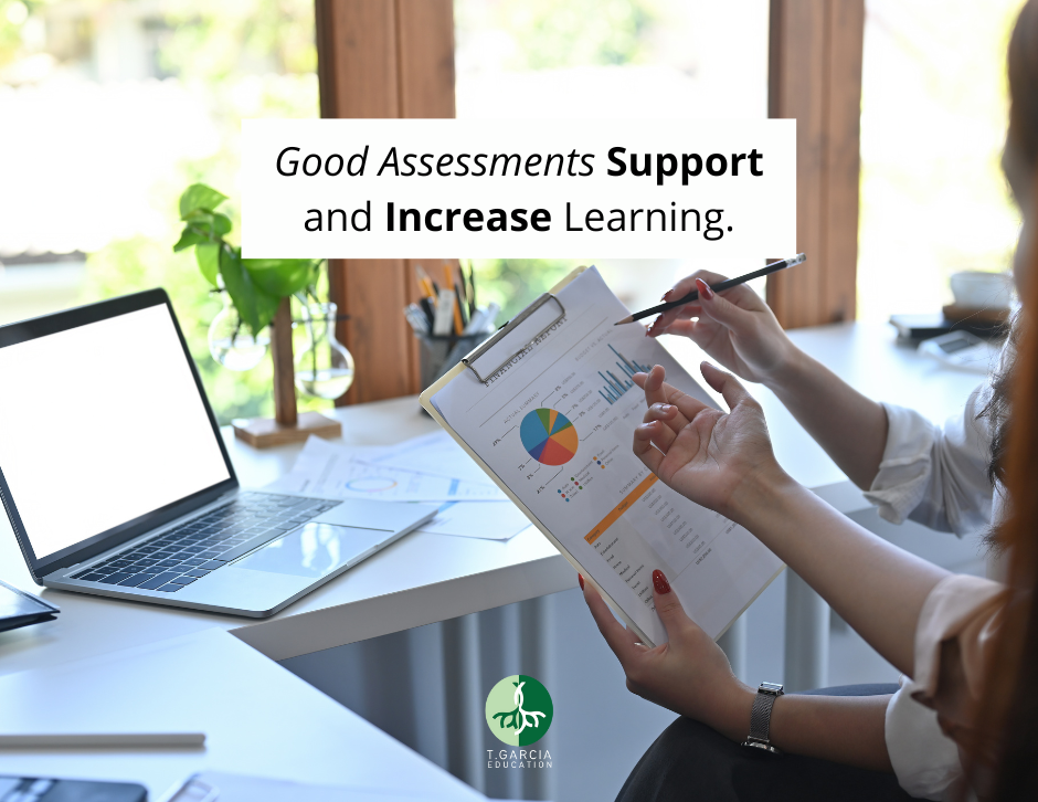 Good Assessments Support and Increase Learning.