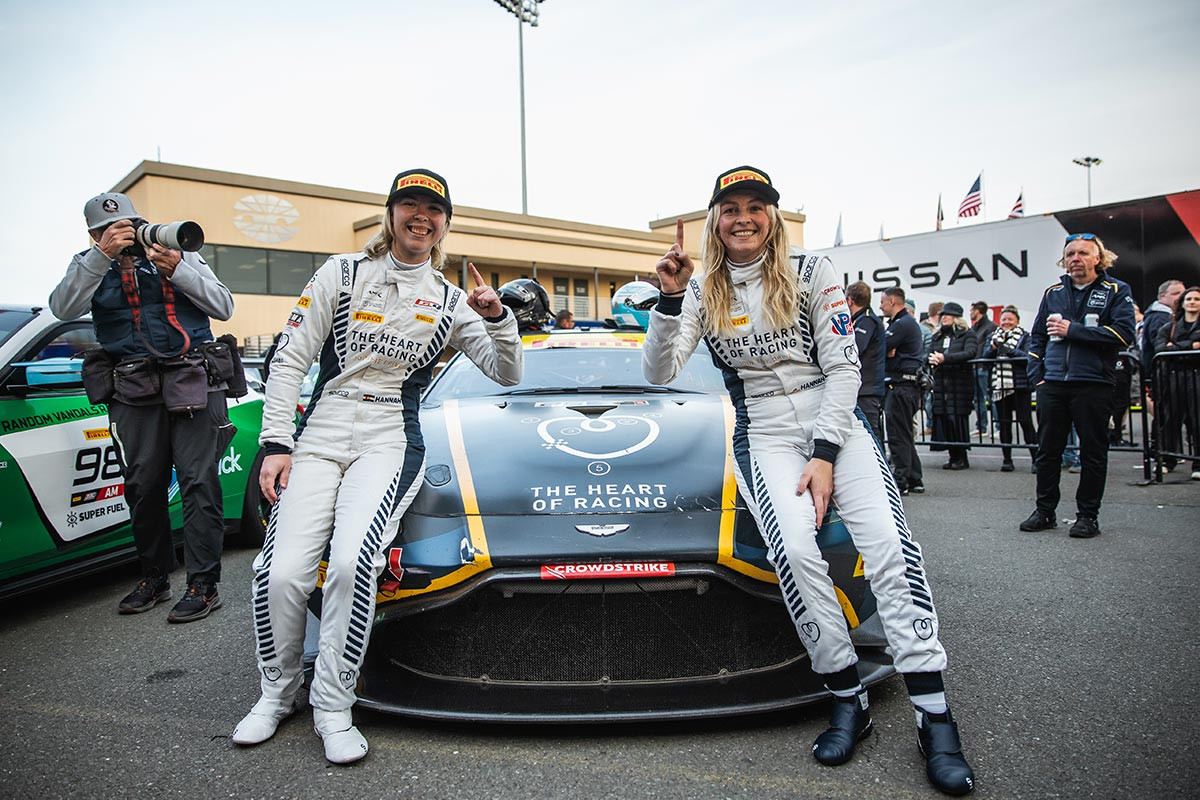Hannah Grisham and Hannah Greenemeier take class win in GT4 America at ...