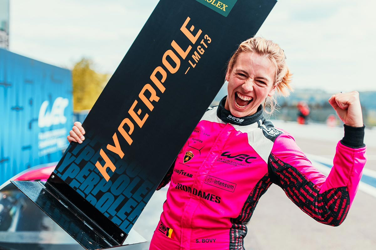 Sarah Bovy qualifying masterclass puts Iron Dames on pole for 6H of Spa