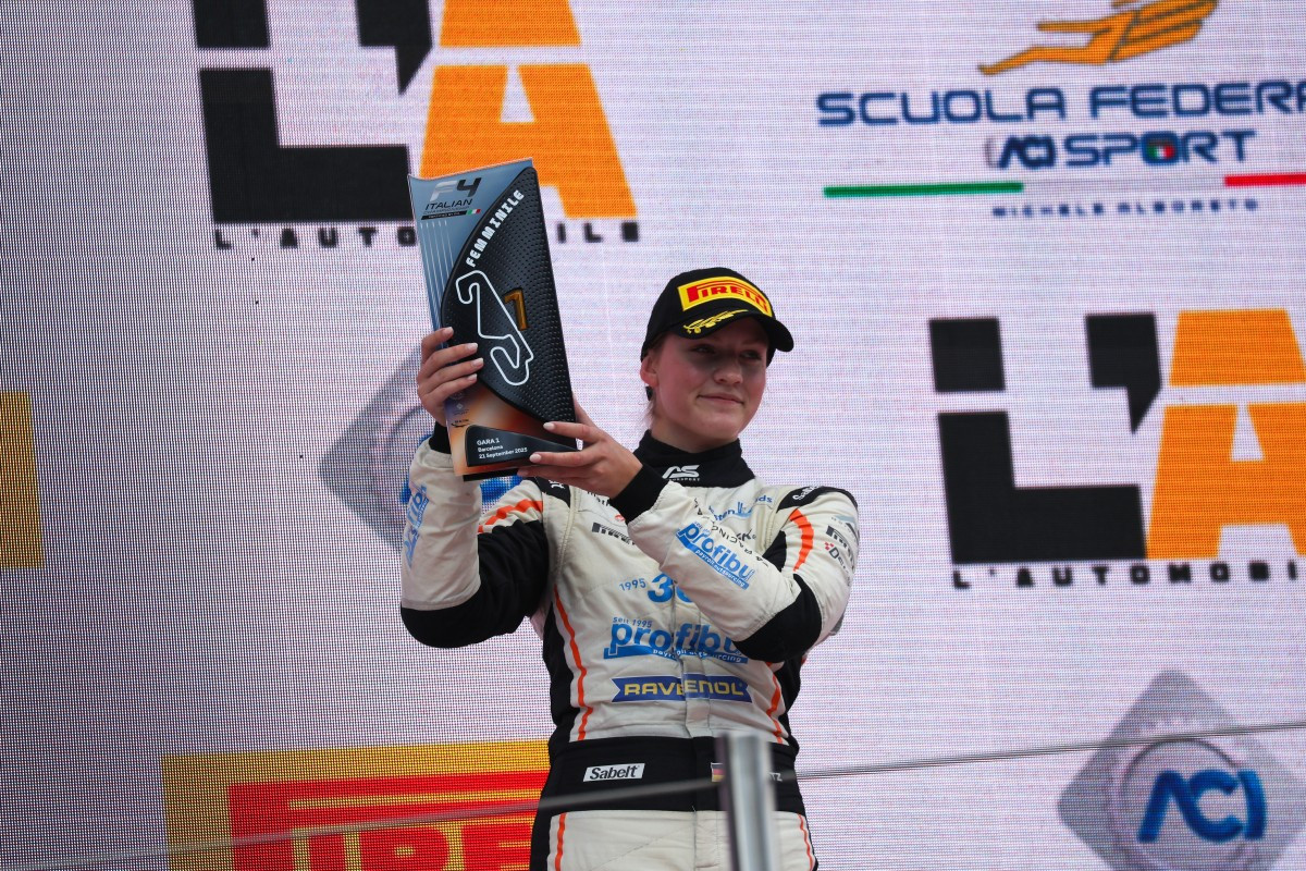 Mathilda Paatz makes promising Italian F4 debut at Barcelona