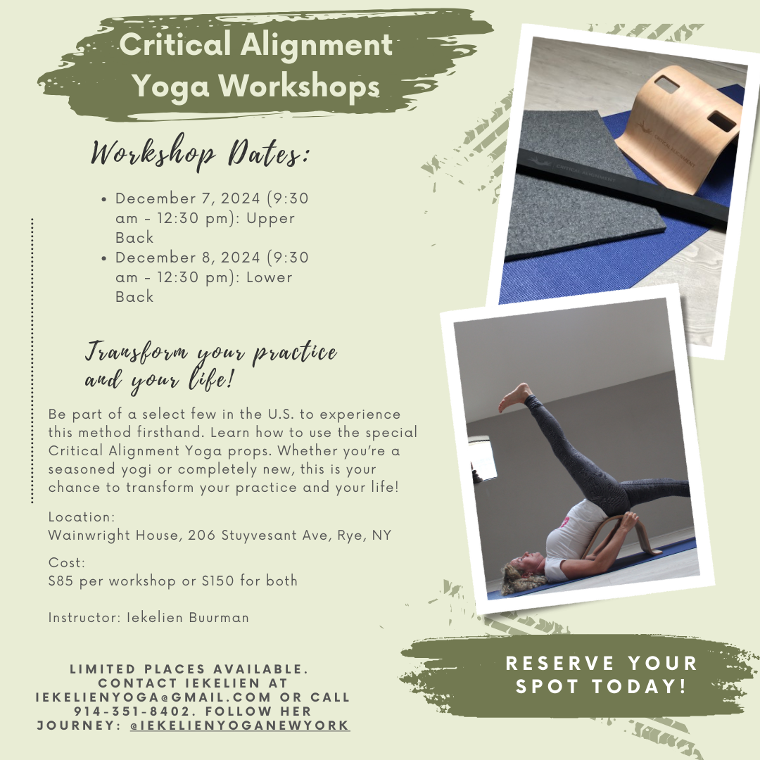 Critical Alignment Yoga Workshop | Wainwright House