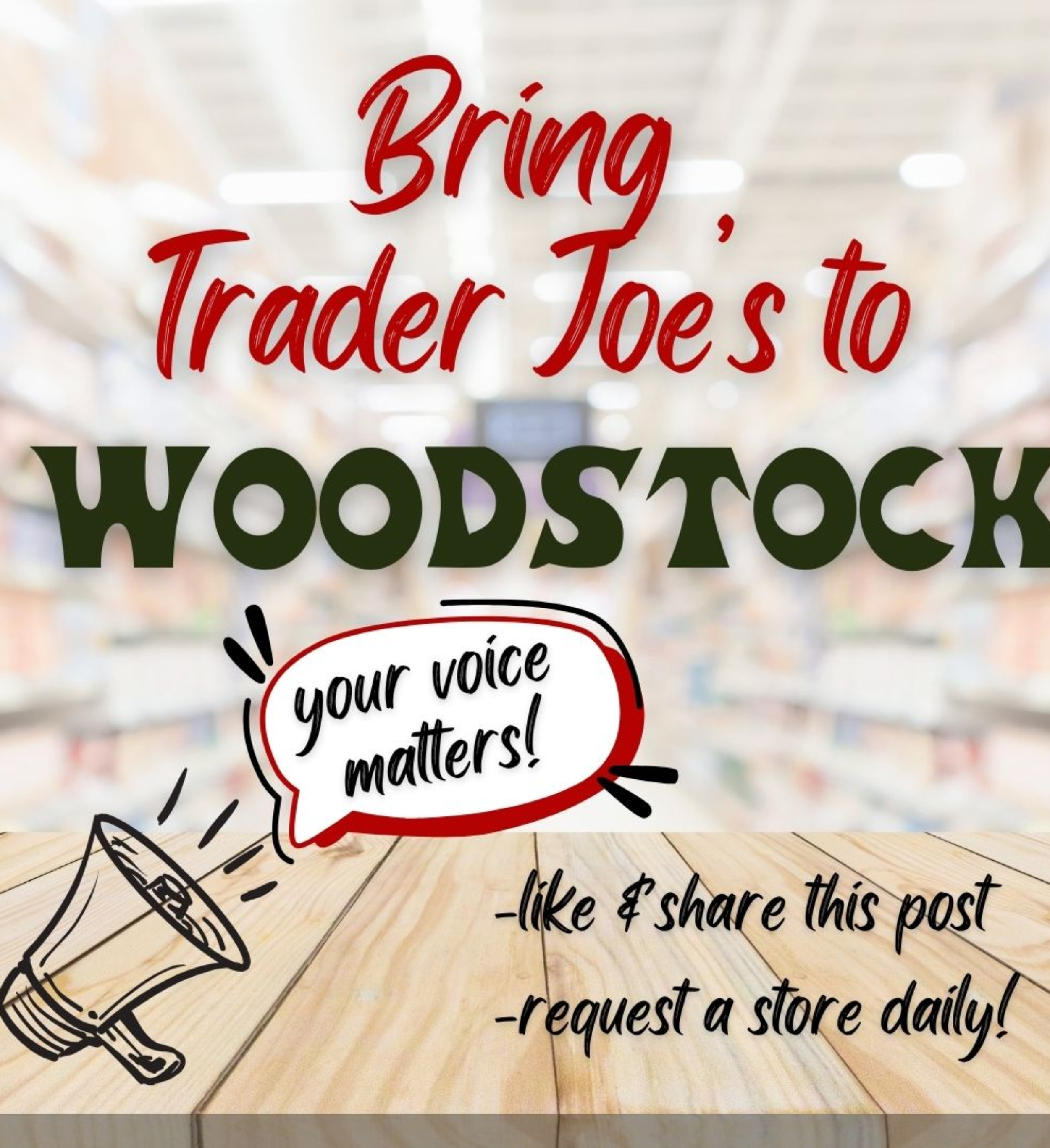 Trader Joes Campaign | Adair Park Woodstock