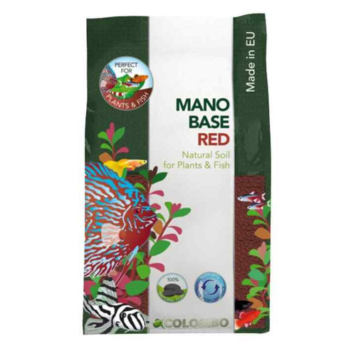 Mano Base ROOD 5 L - aquarium bodem - Colombo | Aqua arthropoda