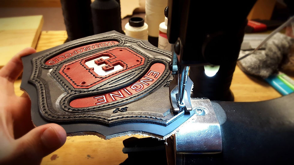 Black Smoke Shields: Custom leather fire helmet shields and Apparel