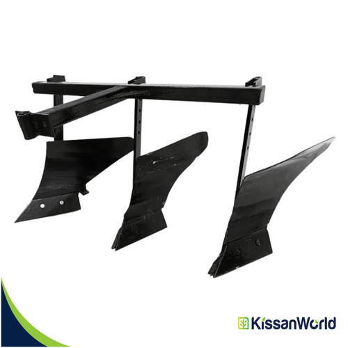 3 Row Plough For 7HP & 9HP Power Weeder | Tiller | Toolik