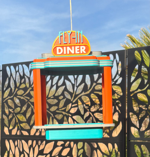 The Fly in Diner Bird Feeder | Mb Creative Designs