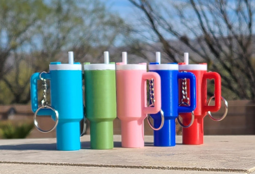 Mini Stanley Inspired Pill Container Keychain | Mb Creative Designs