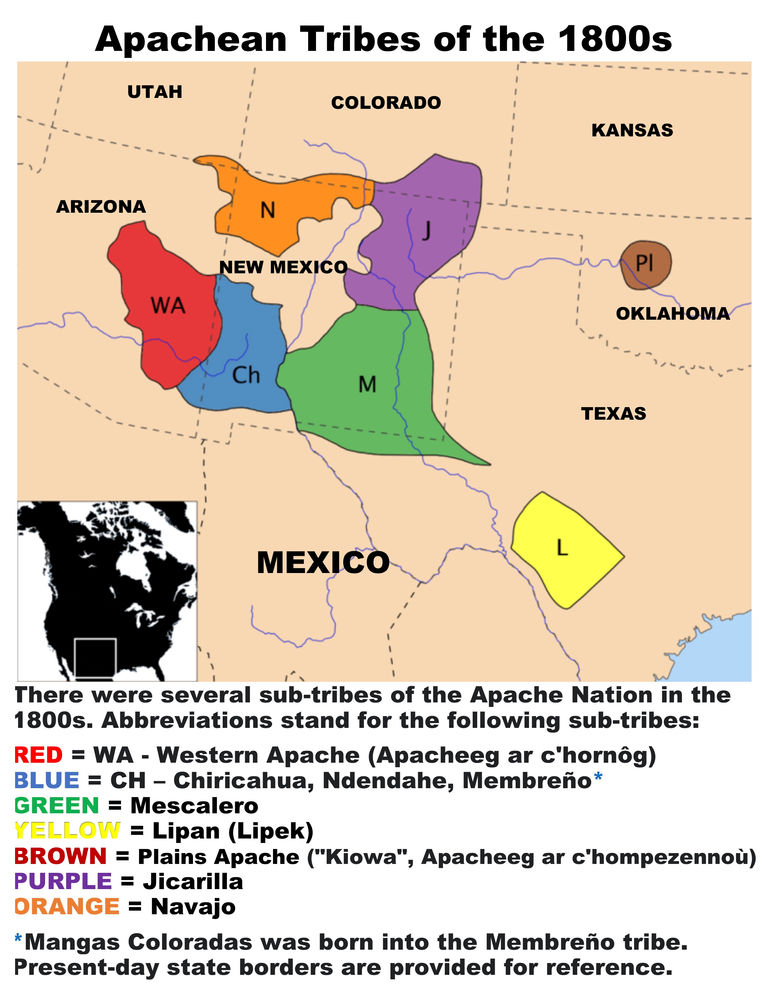 Great Apache Chief Mangas Coloradas