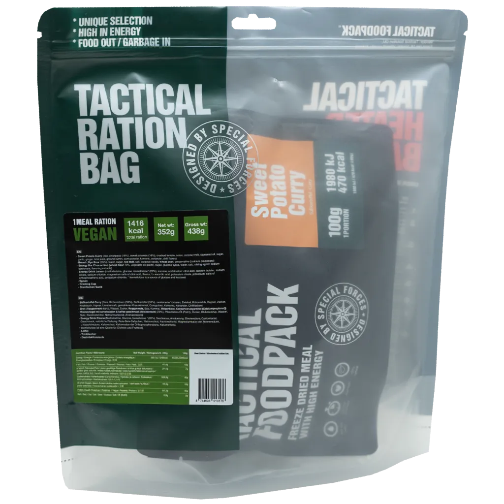 Tactical Foodpack 1 Meal ration Vegan | Tactical House