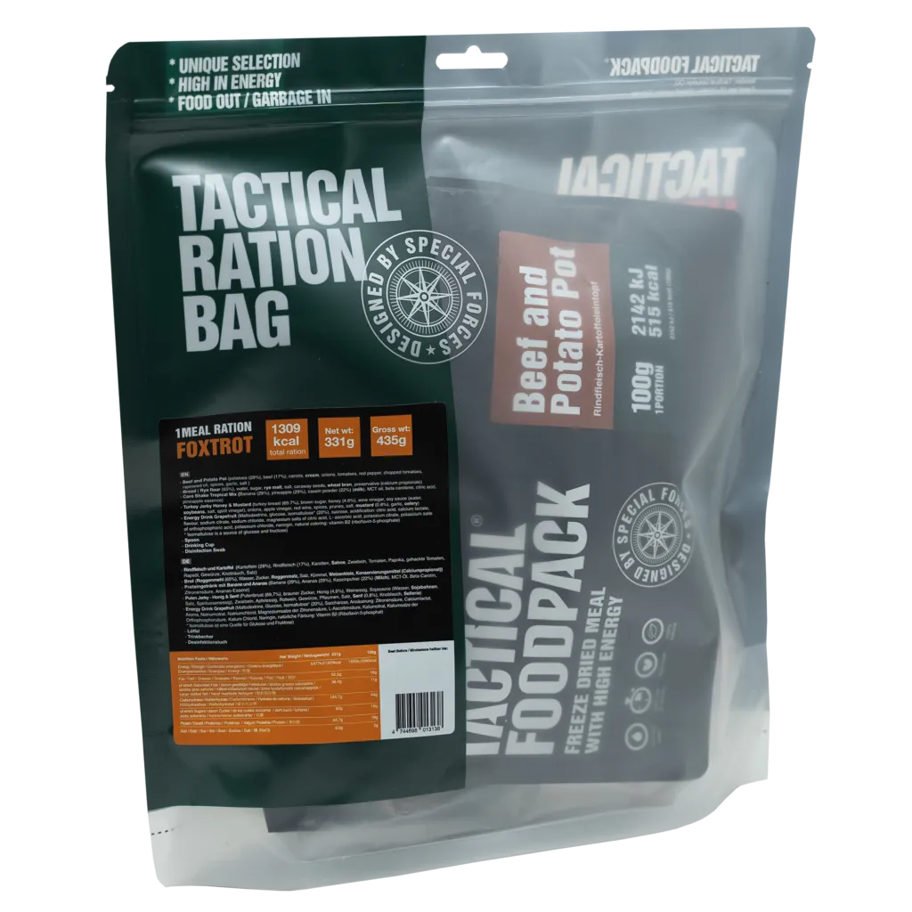 Tactical Foodpack 1 Meal ration Foxtrot | Tactical House