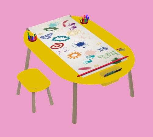 Kids Art Table | Teeter Toddlers