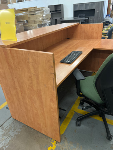 RH L shape Reception Desk | Desks-Incorporated