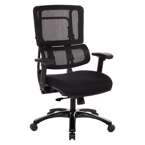Vertical Black Mesh Back Chair with | Desks Incorporated