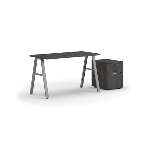 HON Mod Table Desk with Storage | Office Liquidators
