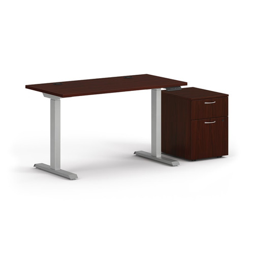 HON Mod Height-Adjustable Desk / Storage | Office Liquidators