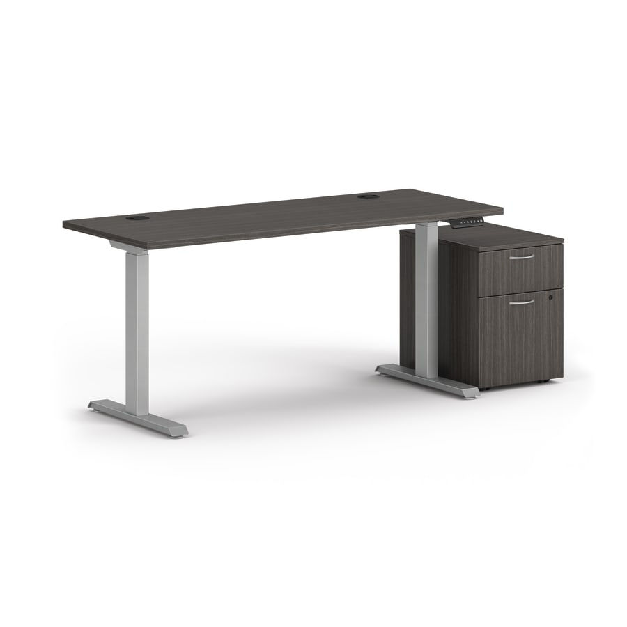 HON Mod Height-Adjustable Desk / Storage | Office Liquidators