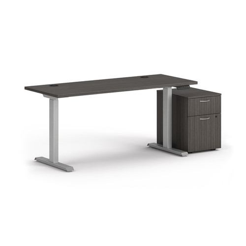 HON Mod Height-Adjustable Desk / Storage | Office Liquidators