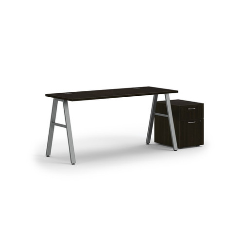 HON Mod Desk with Storage | 60"W x 24"D | Office Liquidators