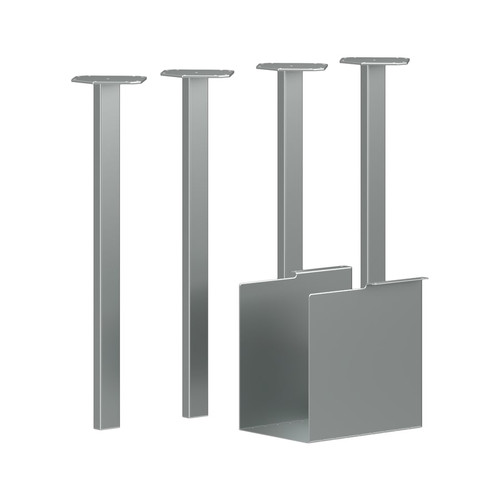 HON Coze Post Legs | U-Storage | 4-Pack | Office Liquidators