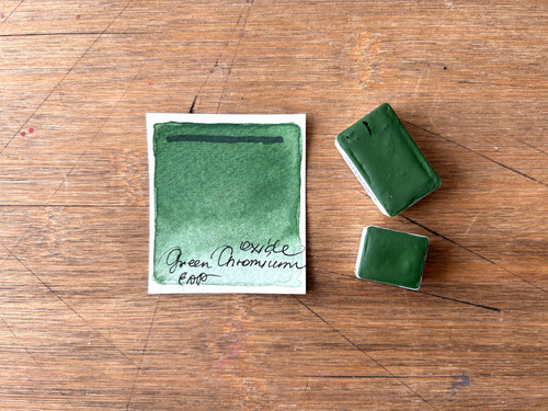 GREEN OXIDE CHROMIUM PG17 Handmade Watercolor Paint single | Elena Art ...