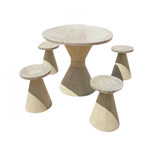 Kit Mesa Estilo Granilite | Concreart Decor