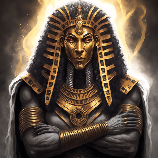 AMUN Art | Egyptian Mythology Art | Mind Maestro AI
